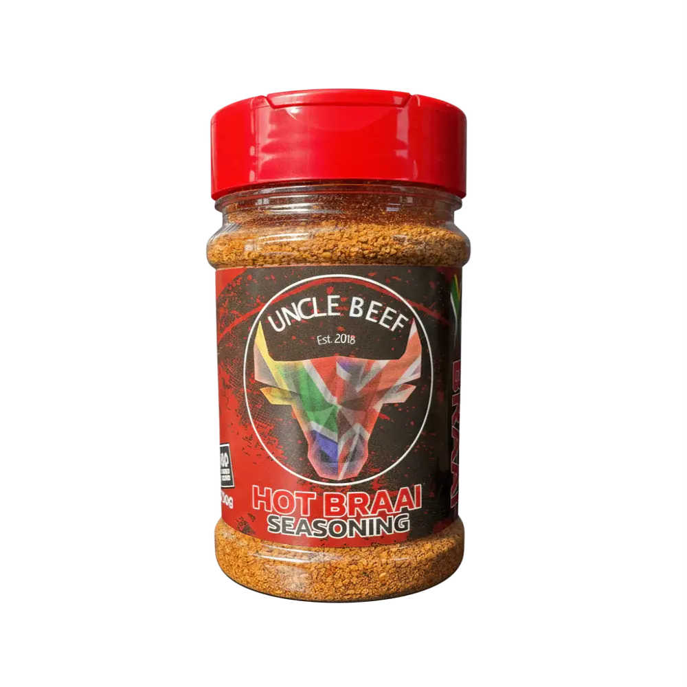 Hot Braai Seasoning | Spicy BBQ Rub for Meat & Veg – Uncle Beef